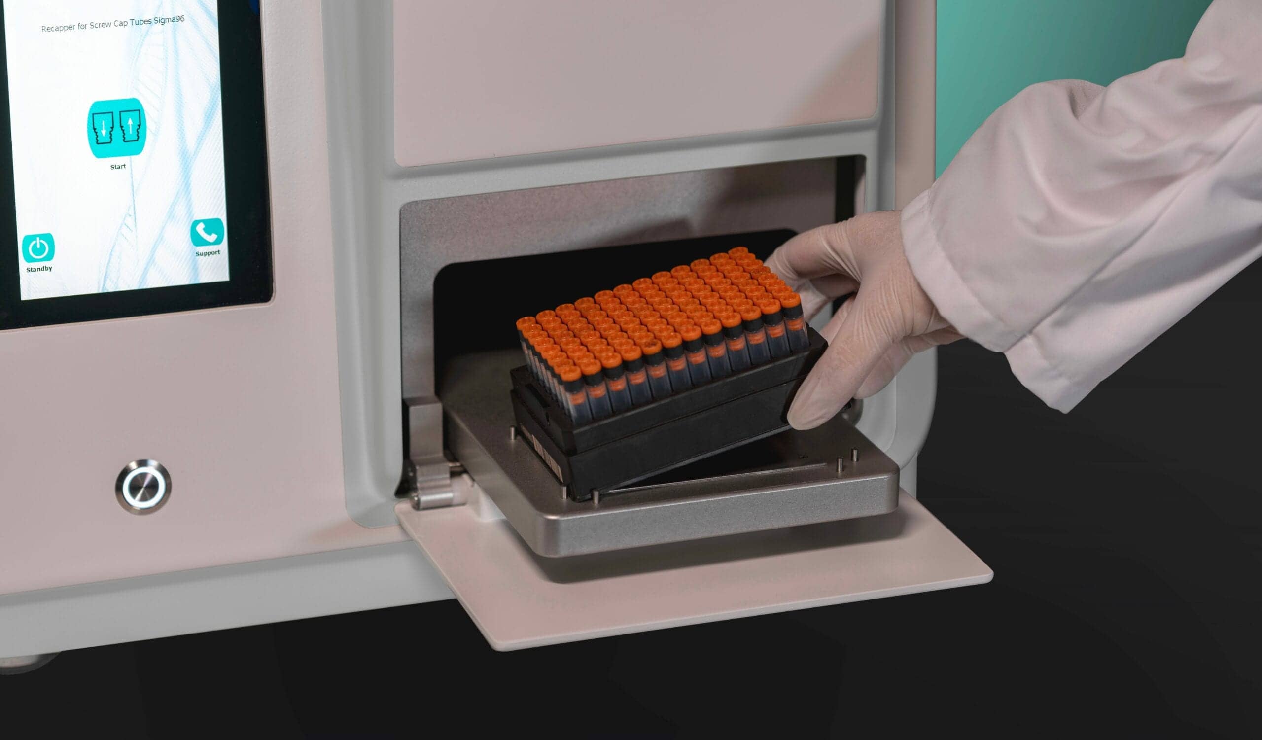 Automation Compatible Recapper for Screw Cap Tubes | Clinical Lab Products